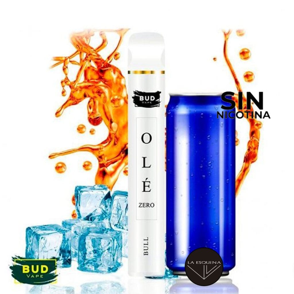 Pod de vapeo Pod Desechable BUD VAPE Olé Bull ZERO - La Esquina